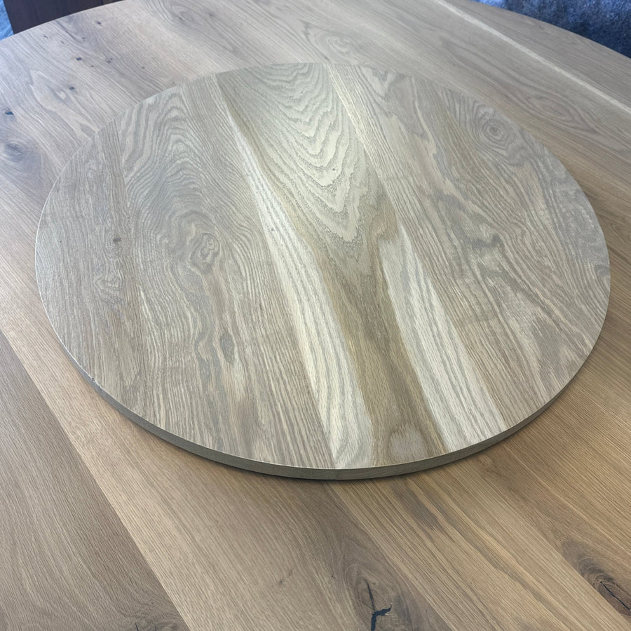 Handcrafted Wooden Lazy Susan – Low Profile with Ball-Bearing Base ...