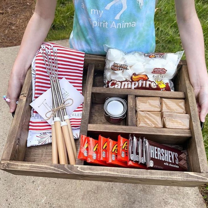 S'mores Tray | Campfire Accessories | Cookout | Camping – Seeds & Sawdust
